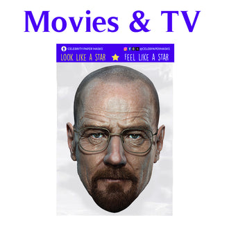 Celebrity Paper Masks And Personalised Party Masks