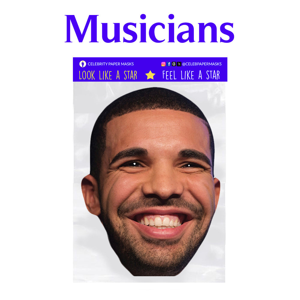 Celebrity Paper Masks And Personalised Party Masks