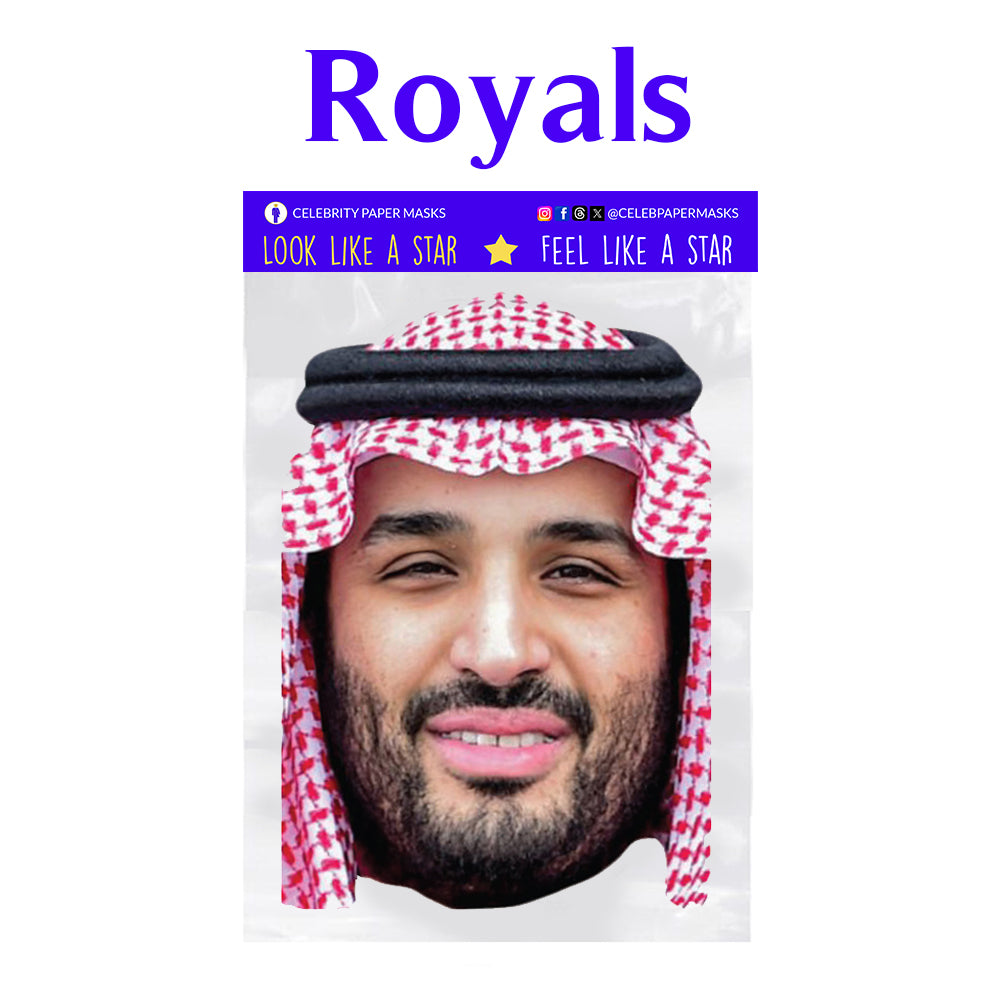 Royals (Non UK) – Celebrity Paper Masks