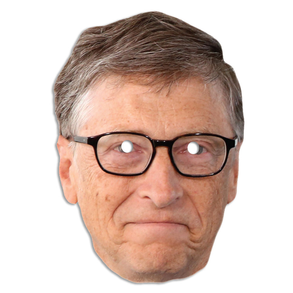 Bill Gates Mask Microsoft Masks – Celebrity Paper Masks