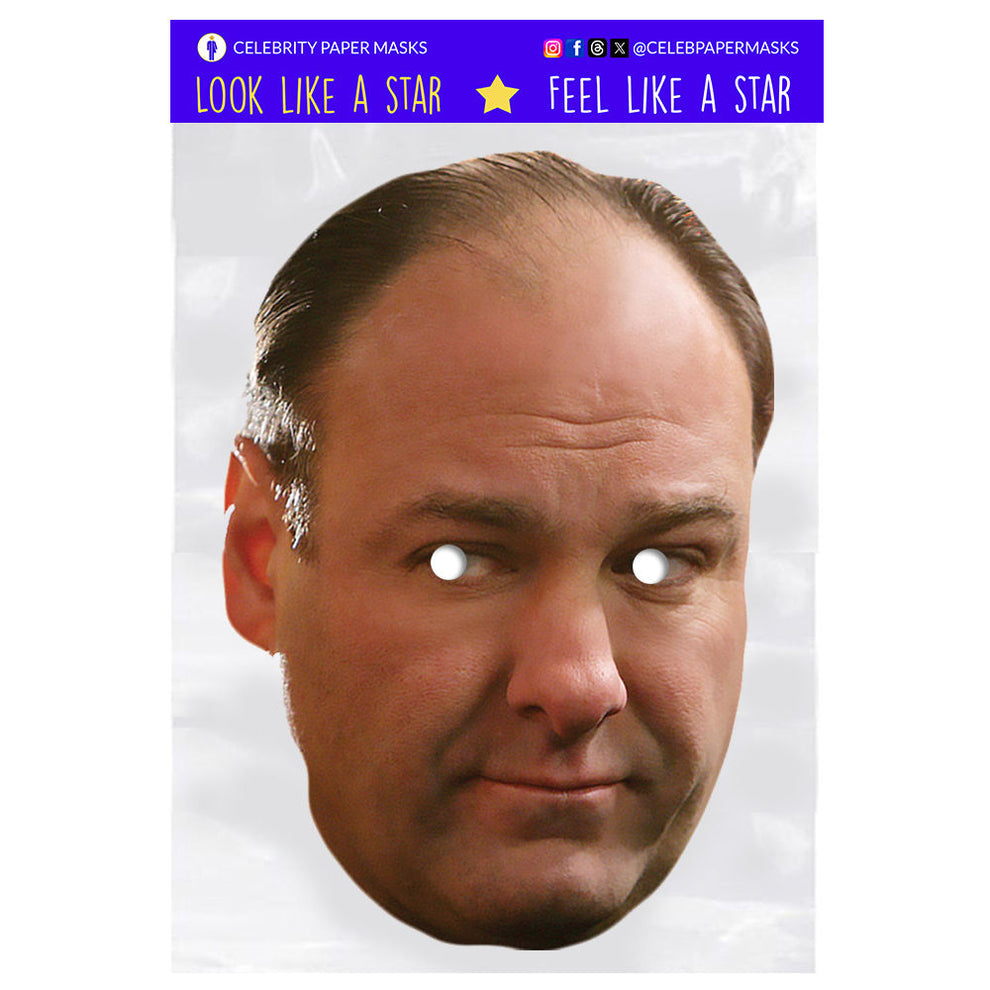 James Gandolfini Mask Tony Soprano Sopranos Actor Celebrity Masks ...