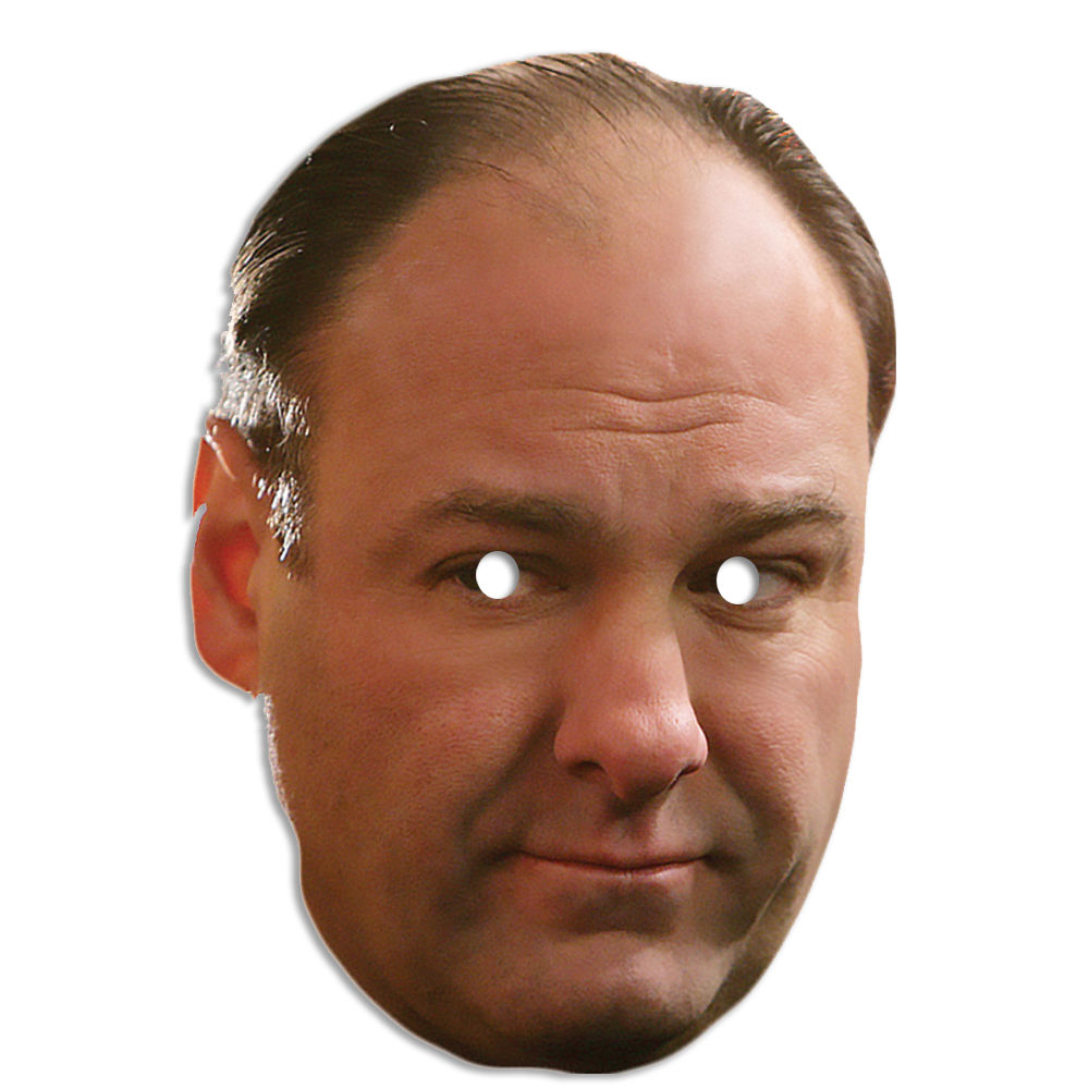James Gandolfini Mask Tony Soprano Sopranos Actor Celebrity Masks ...