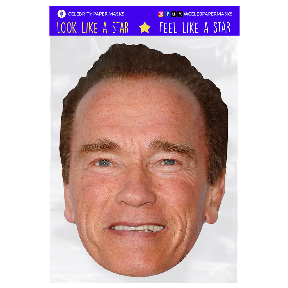 Arnold Schwarzenegger Mask Terminator Politician Celebrity Masks ...