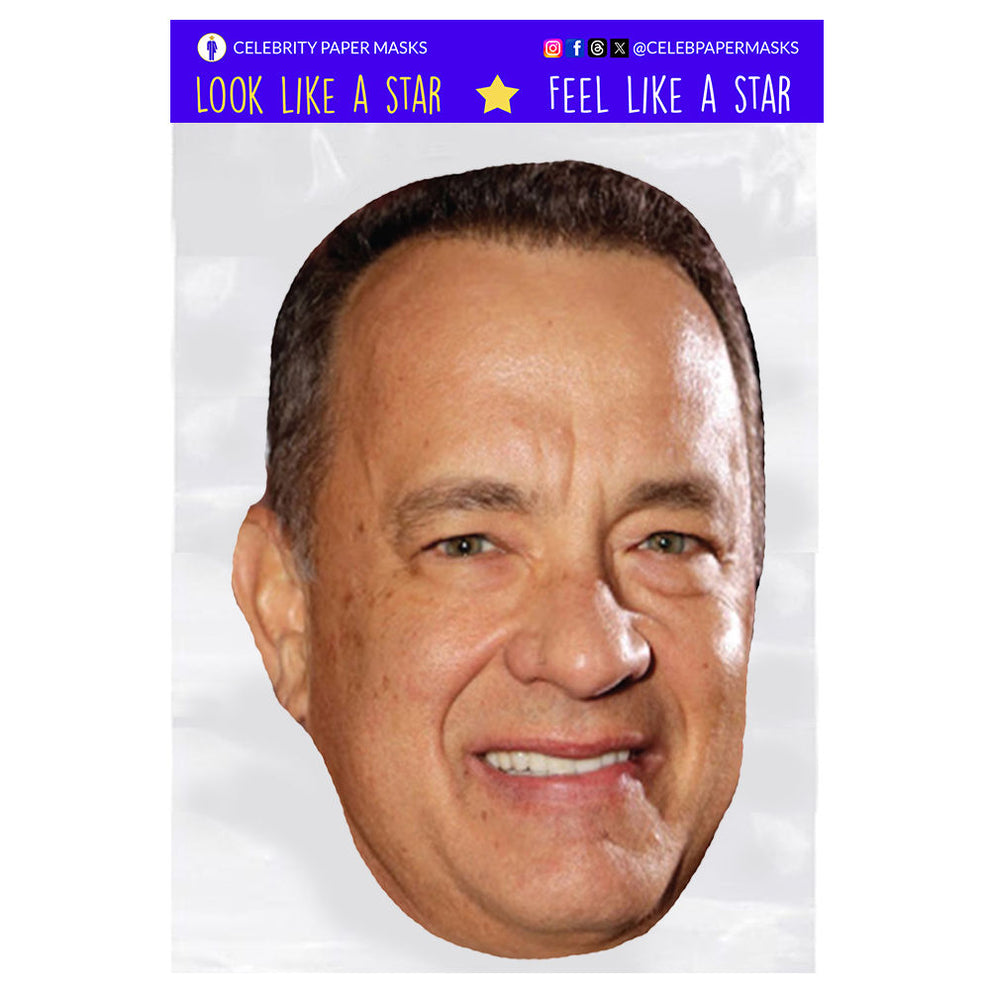 Tom Hanks Mask Actor Celebrity Masks – Celebrity Paper Masks